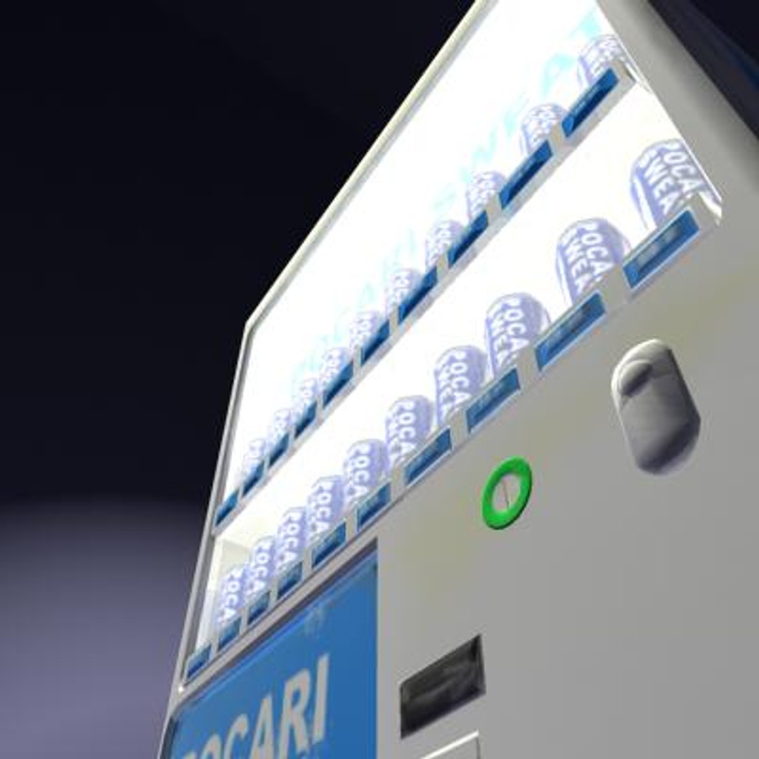 Vending Machine Japanese Pocari 3d Ma