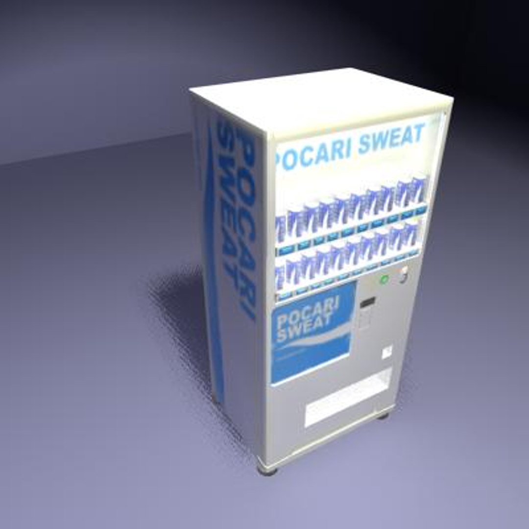 Vending Machine Japanese Pocari 3d Ma