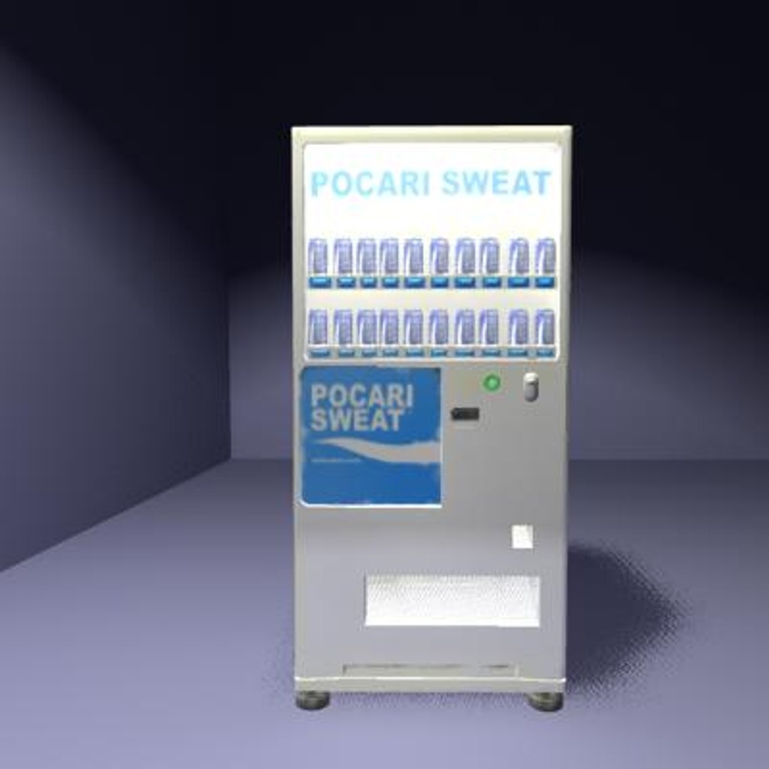 Vending Machine Japanese Pocari 3d Ma