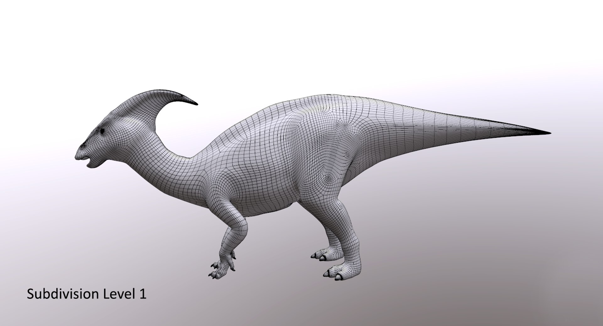 3d Obj Parasaurolophus Parasaur