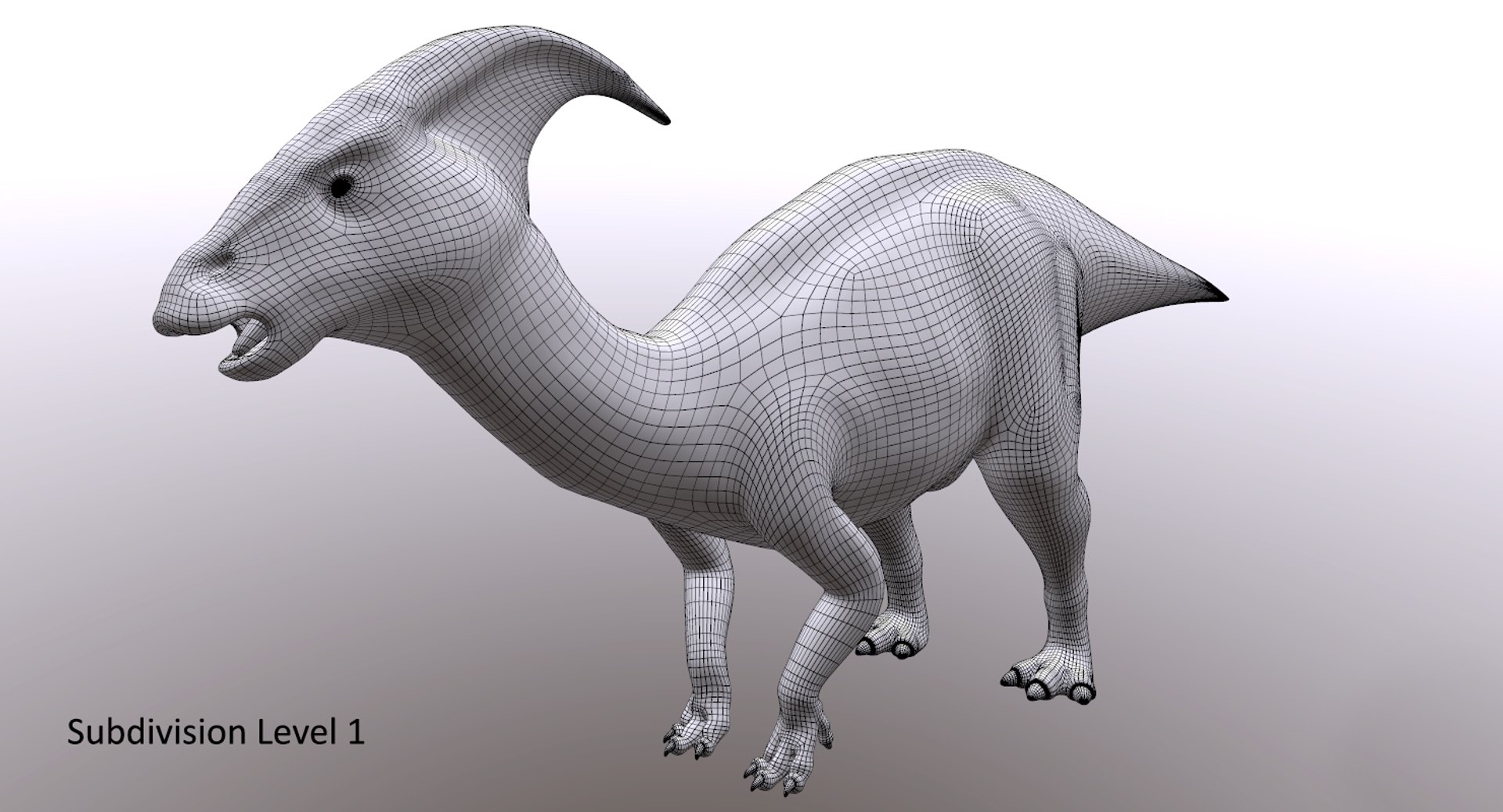 3d Obj Parasaurolophus Parasaur