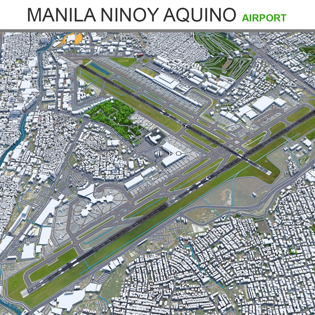 3D Model Manila Ninoy Aquino Airport - TurboSquid 2013571