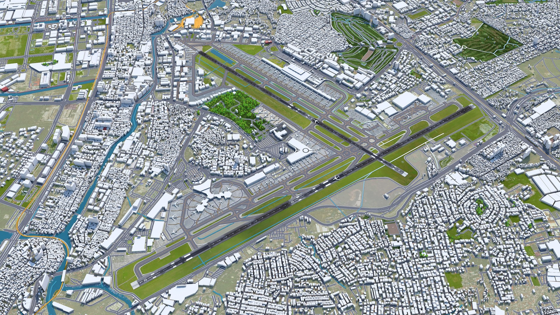 3D Model Manila Ninoy Aquino Airport - TurboSquid 2013571