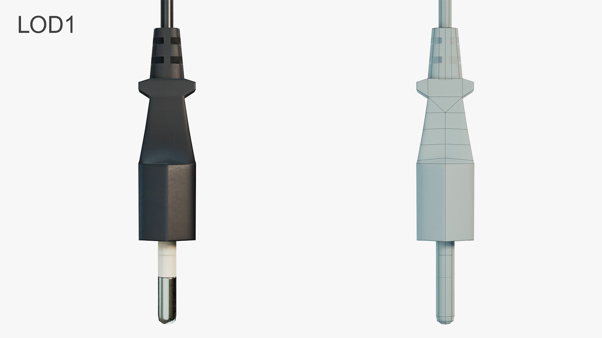 Electrical Plug Type C 3D Model - TurboSquid 2276256