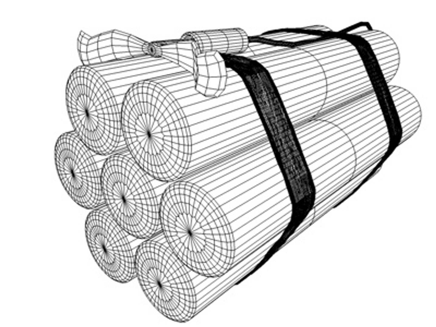 Tnt Explosive Device 3d Model