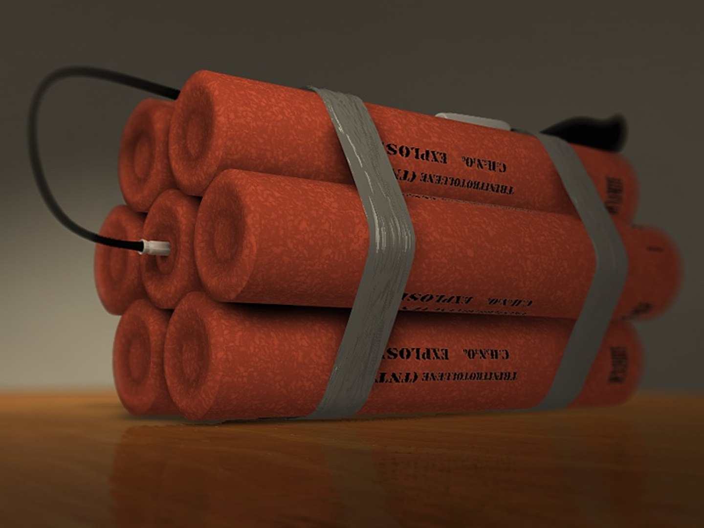 Tnt Explosive Device 3d Model