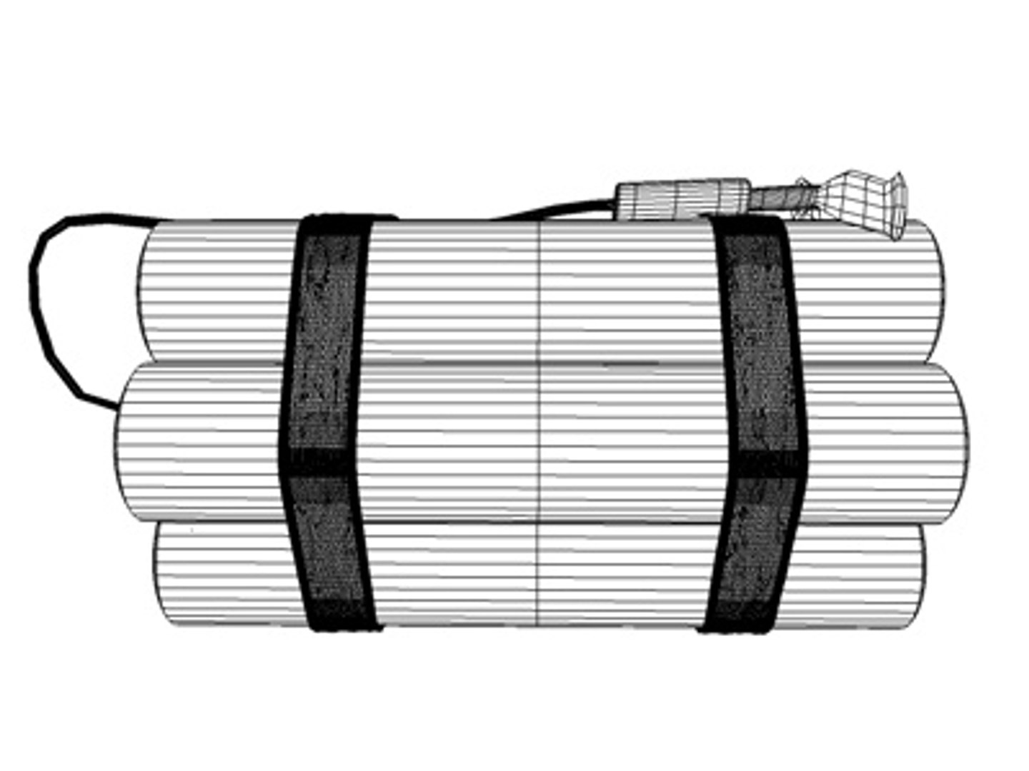 Tnt Explosive Device 3d Model