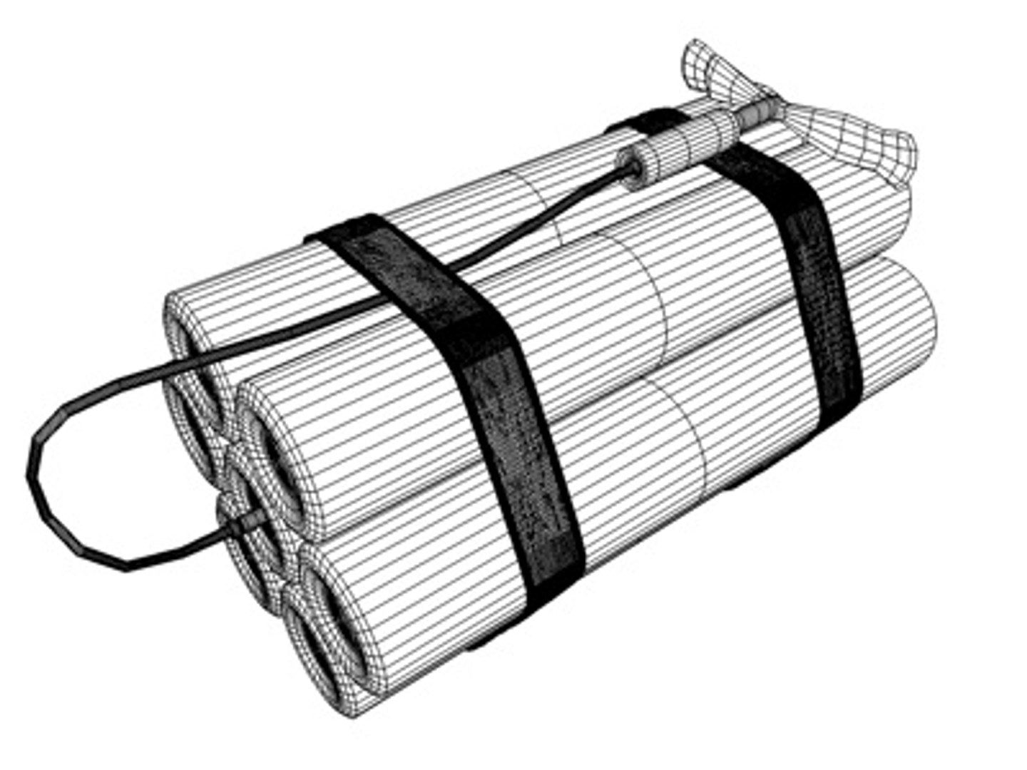 Tnt Explosive Device 3d Model