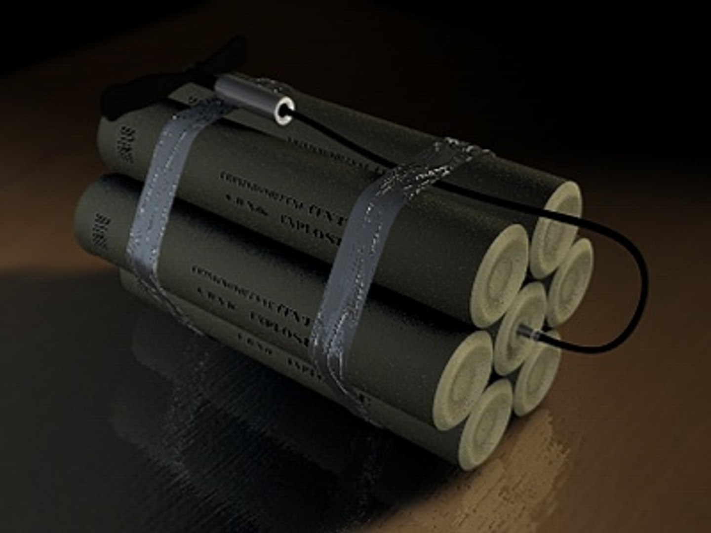 Tnt Explosive Device 3d Model