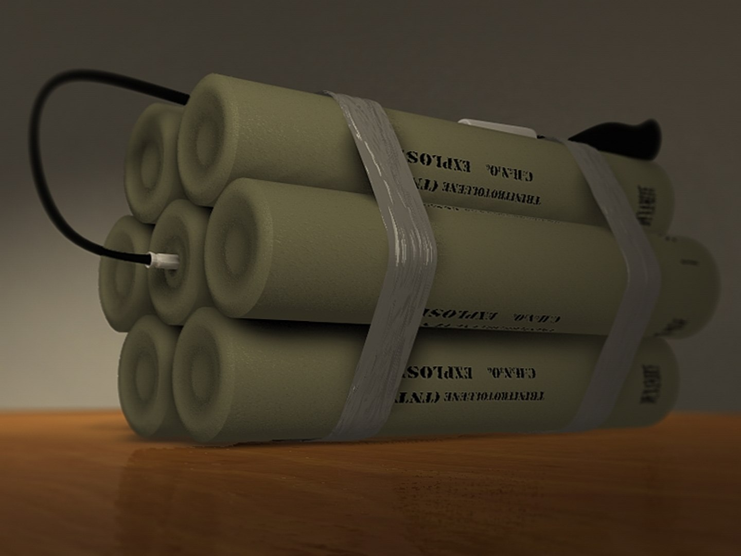 Tnt Explosive Device 3d Model
