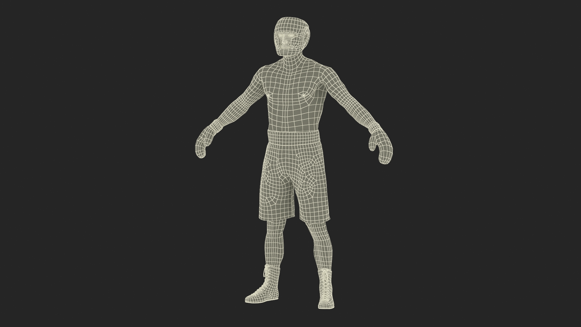 Male Boxer In Gear Rigged For Maya 3D - TurboSquid 2416499