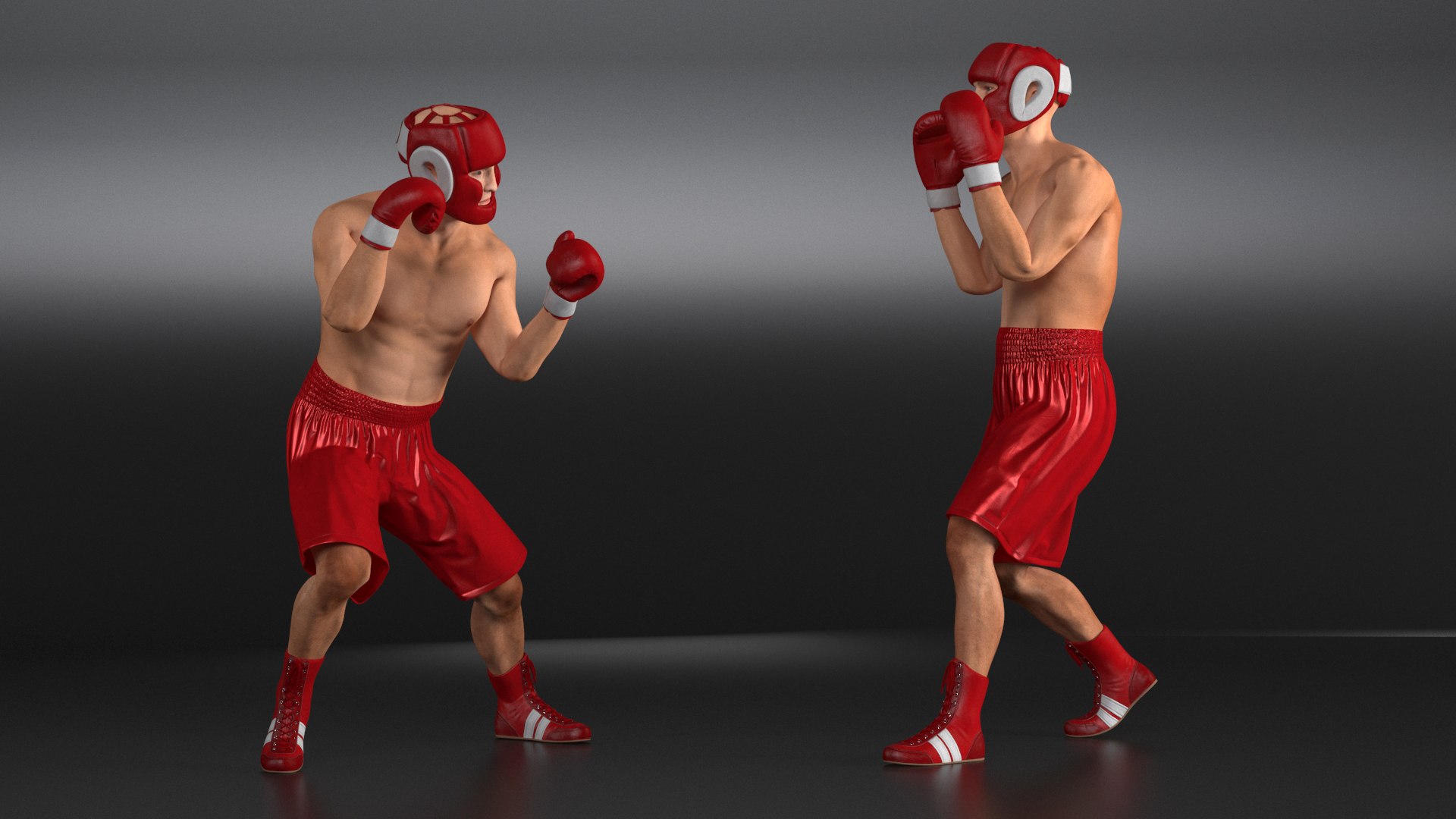 Male Boxer In Gear Rigged For Maya 3D - TurboSquid 2416499