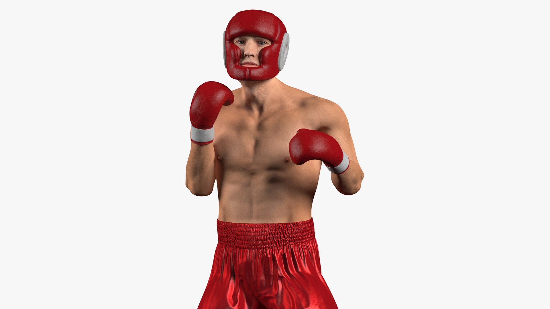 Male Boxer In Gear Rigged For Maya 3D - TurboSquid 2416499
