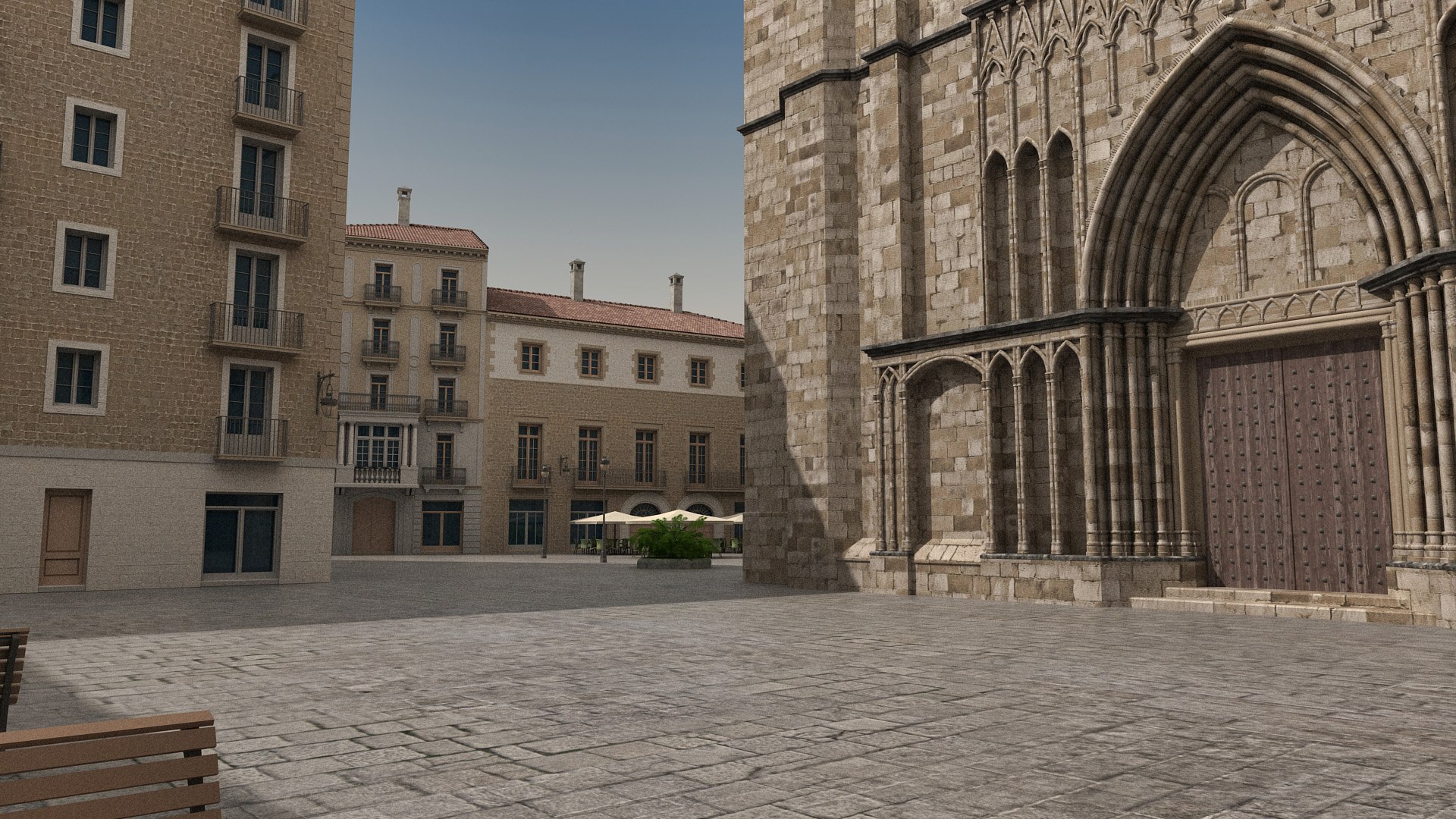 3D Barcelona Scene - TurboSquid 2080335