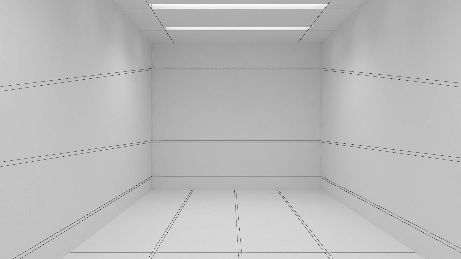 3D model Squash Court Interior Scene - TurboSquid 2062050