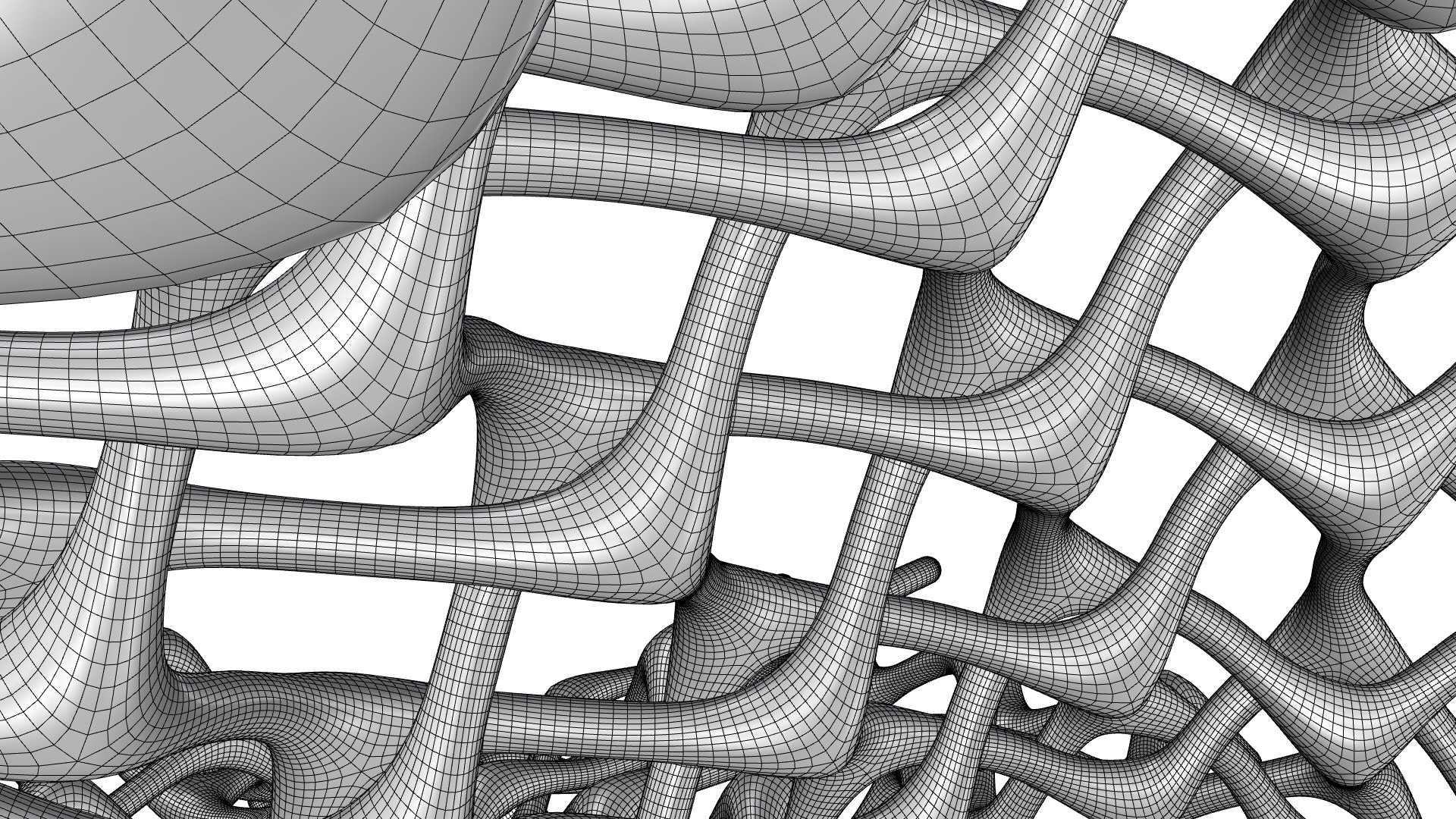 Weaving Structural SciFi Wave 3D Model - TurboSquid 2227649