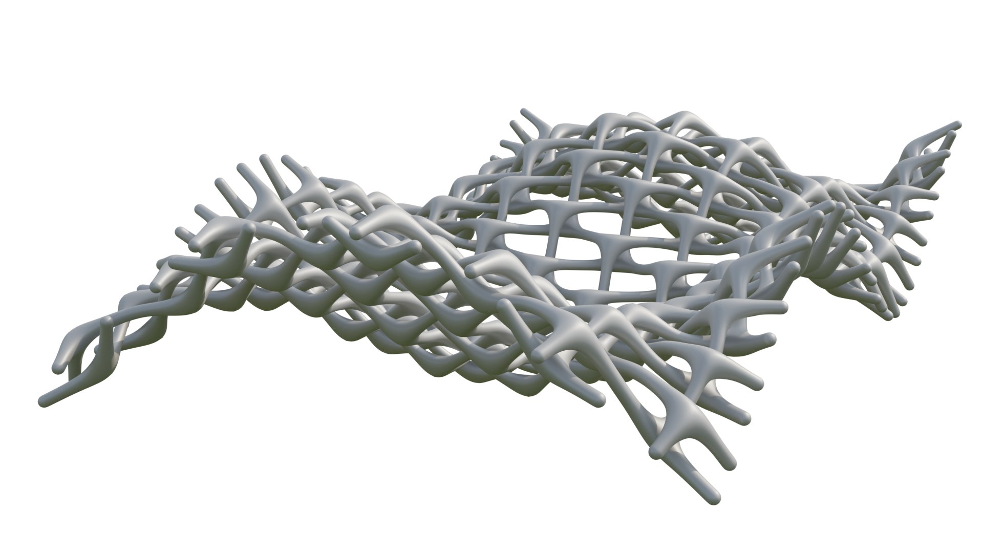 Weaving Structural SciFi Wave 3D Model - TurboSquid 2227649