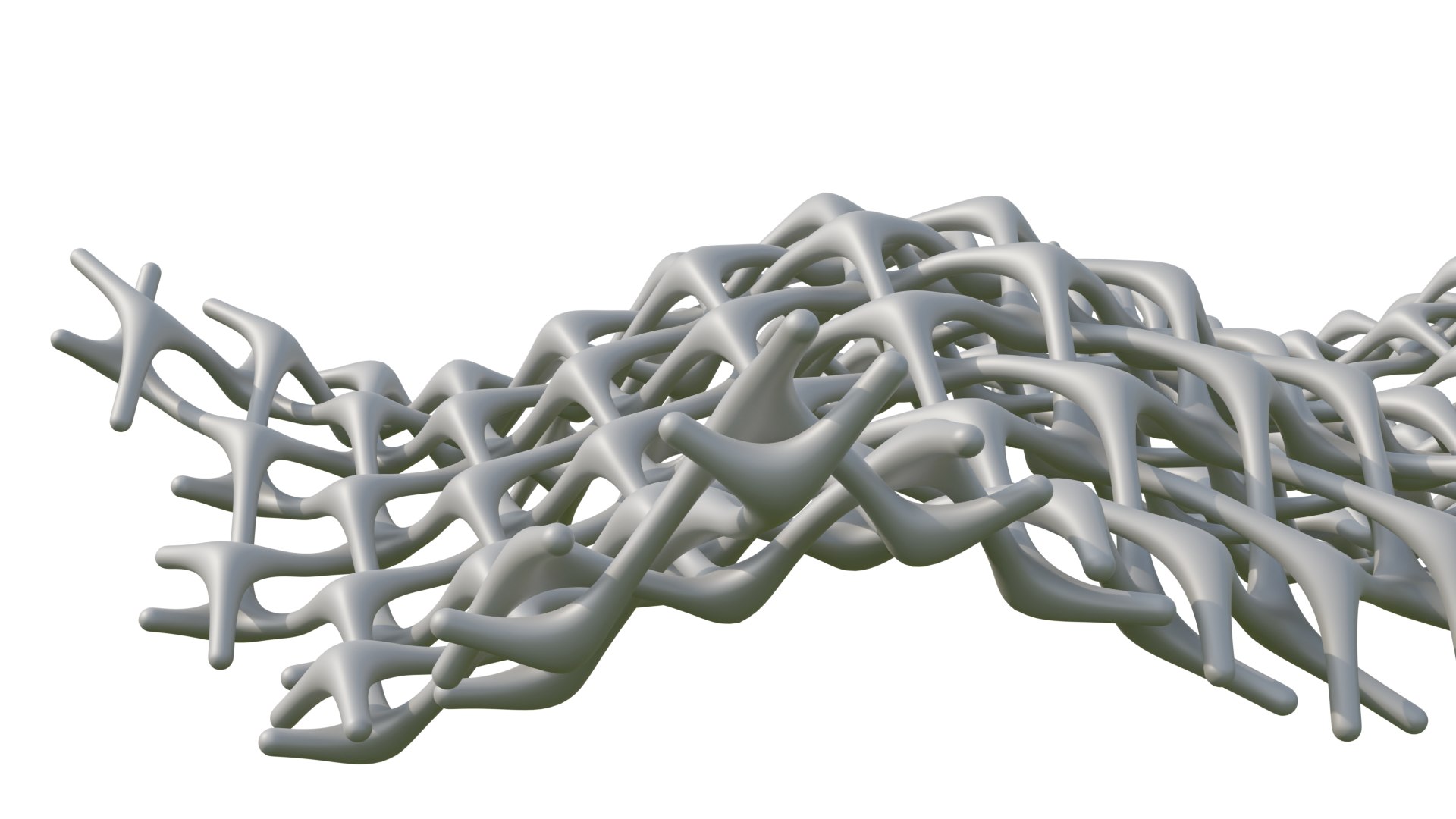 Weaving Structural SciFi Wave 3D Model - TurboSquid 2227649
