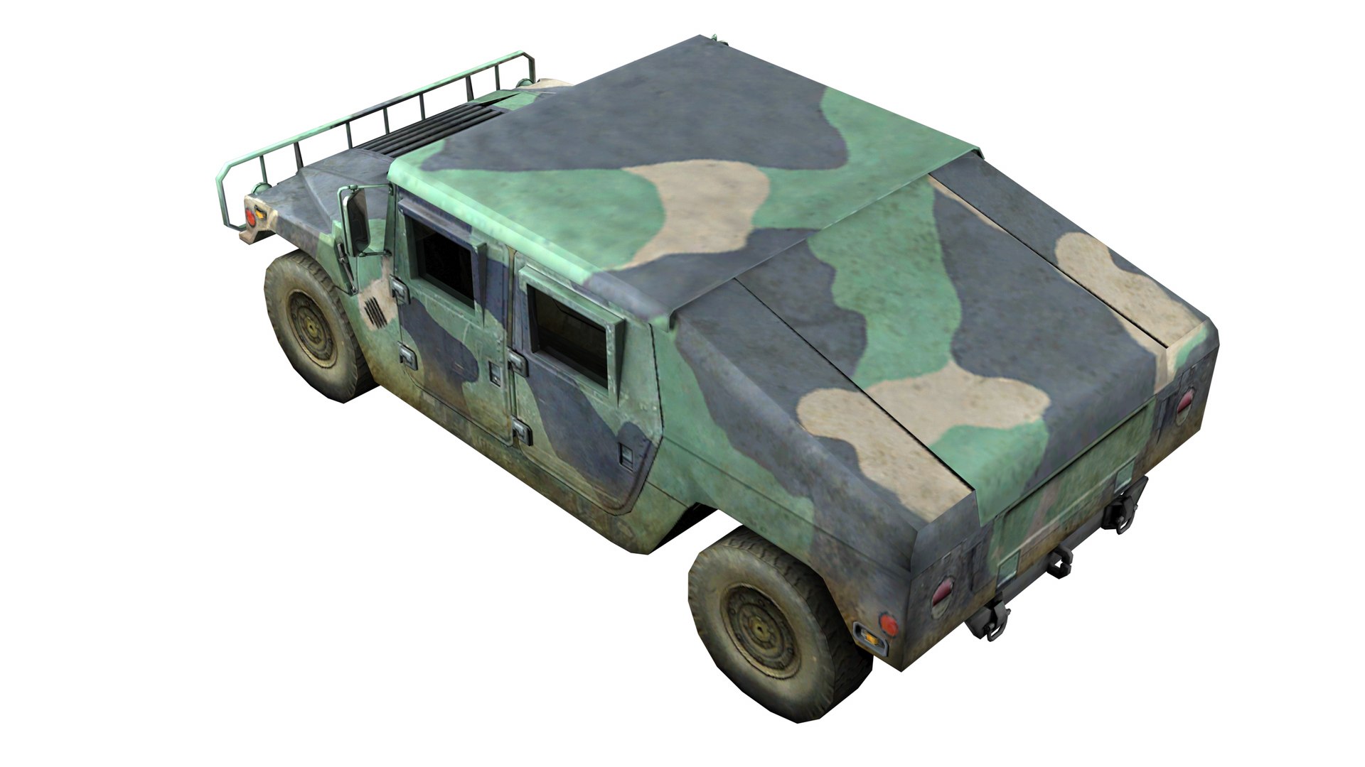 3D Humvee Lowpoly Model - TurboSquid 1980835