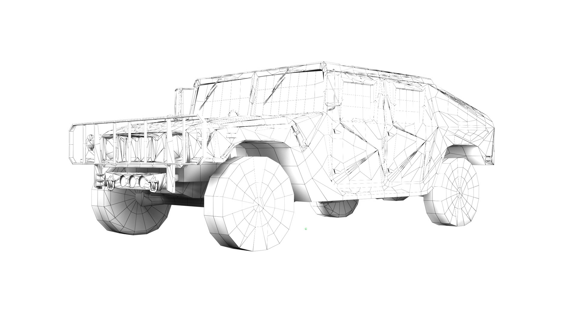 3D Humvee Lowpoly Model - TurboSquid 1980835