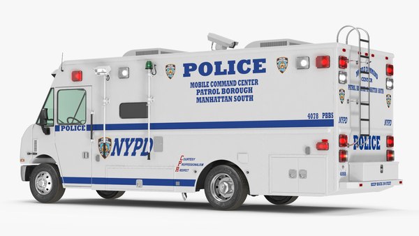 NYPD Mobile Command Center Lights On Simple Interior3Dモデル - TurboSquid ...