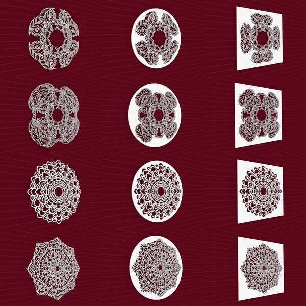 3D Mandala Models | TurboSquid