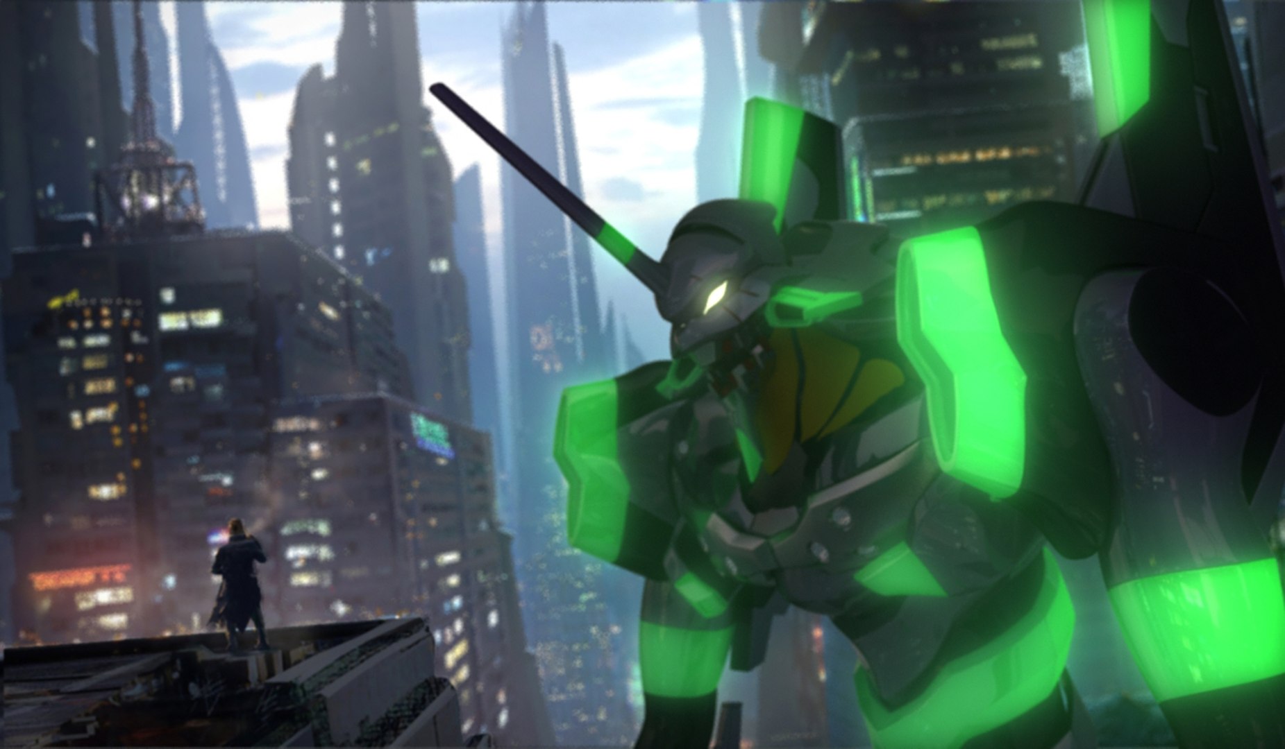 EVA At The Beginning Of EVA Evangelion EVA YiHaoJi Machine 3D Model ...