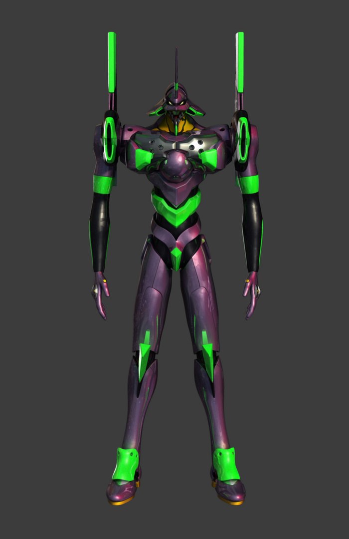 EVA At The Beginning Of EVA Evangelion EVA YiHaoJi Machine 3D Model ...