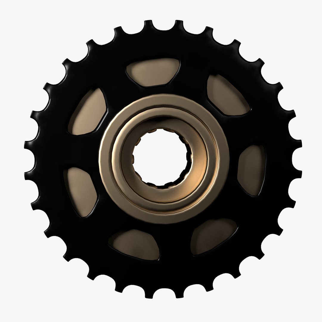 Bicycle Freewheel 6s Obj Free