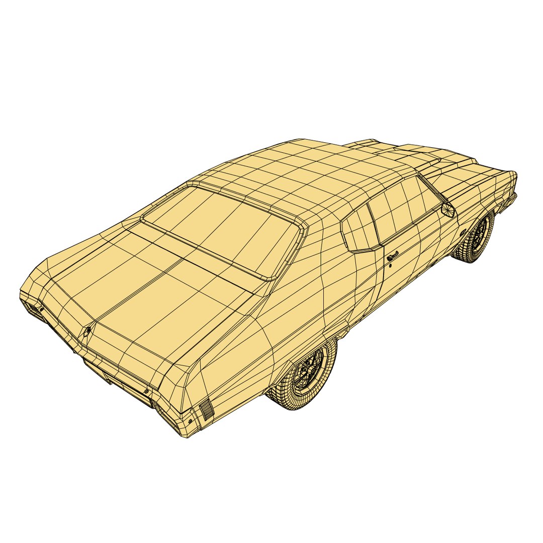 Chevrolet Chevelle 1970 3d Model