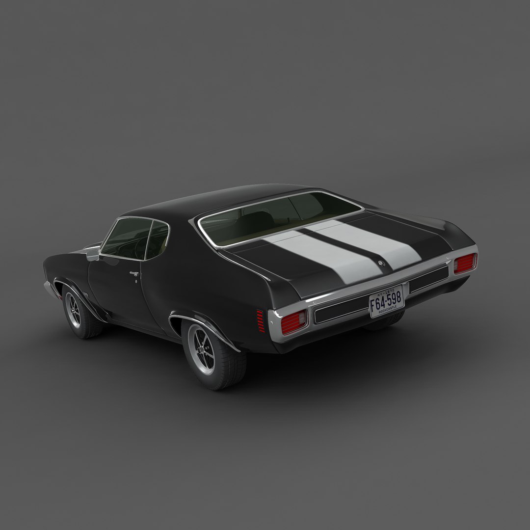 Chevrolet Chevelle 1970 3d Model