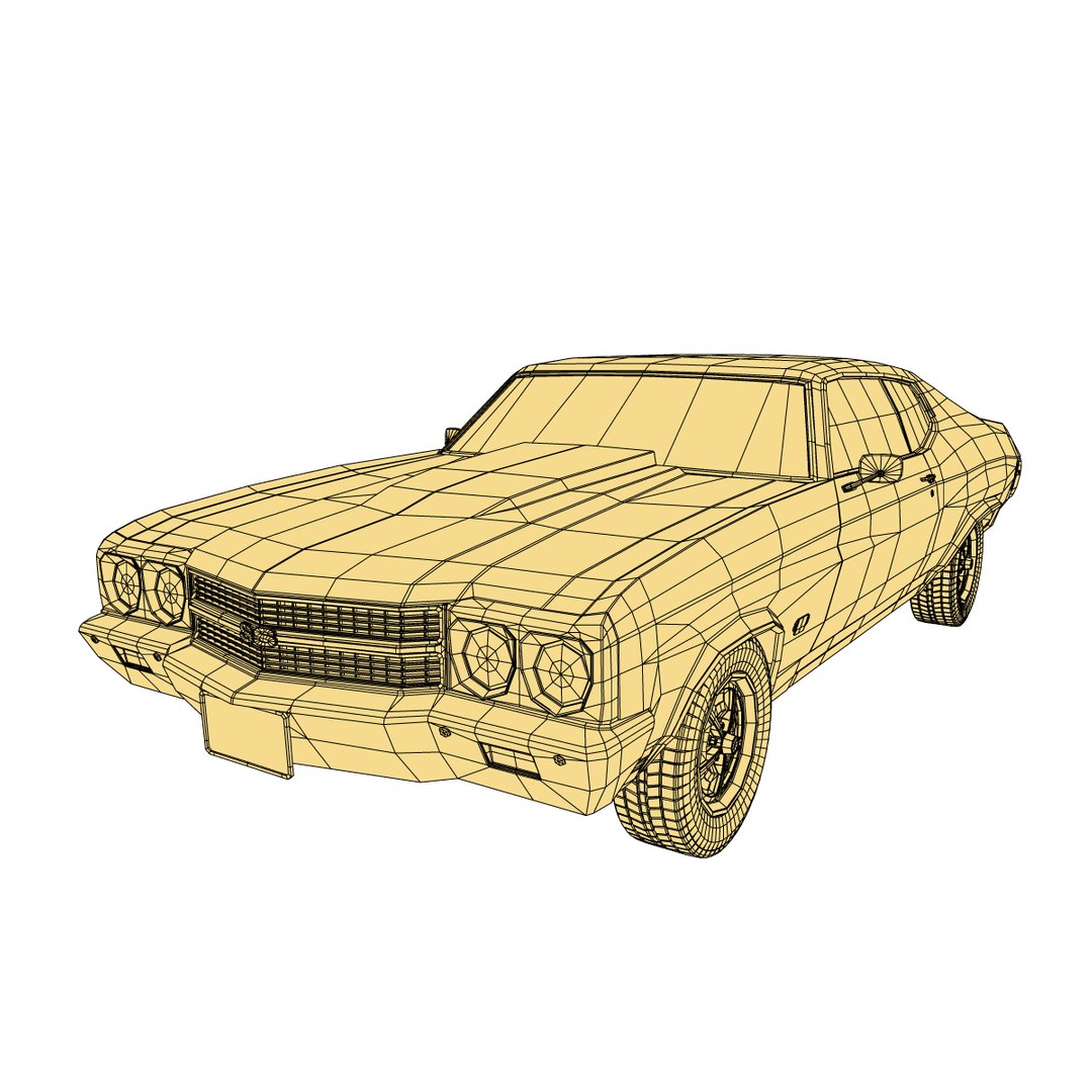 Chevrolet Chevelle 1970 3d Model