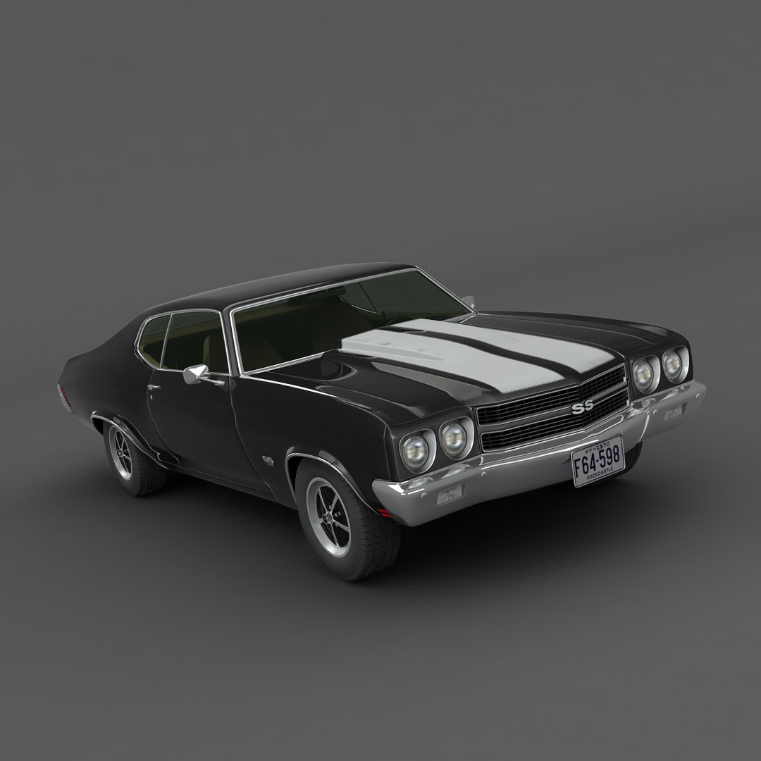 Chevrolet Chevelle 1970 3d Model