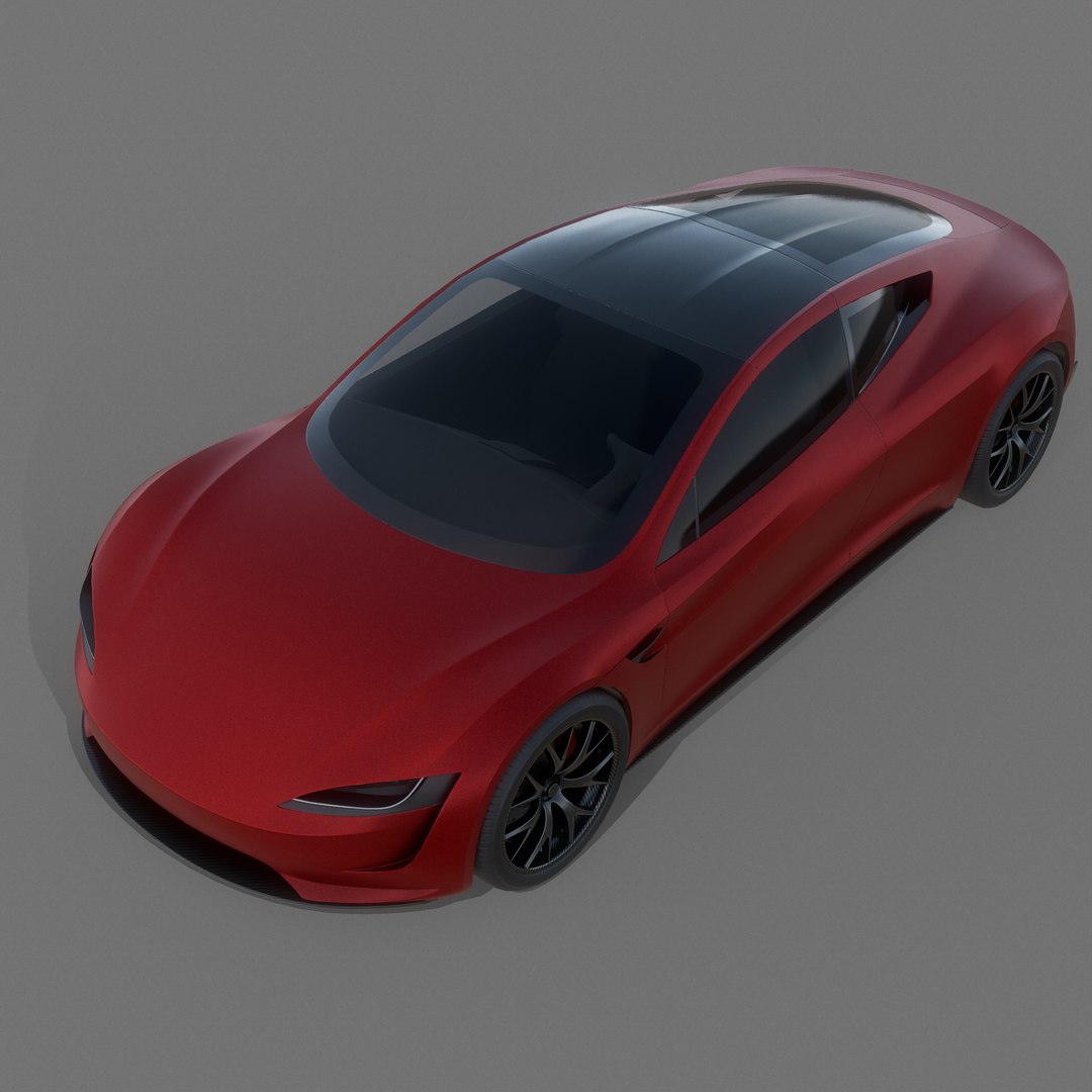 Electric Roadster Low Poly 3D - TurboSquid 1933401