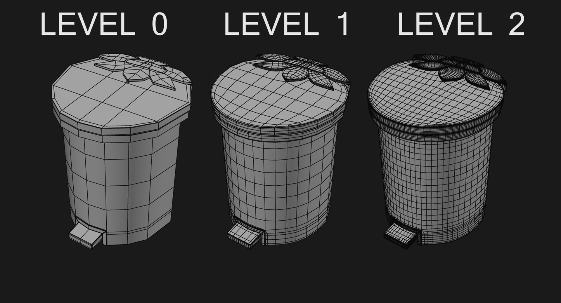 Bin recycle 3D model - TurboSquid 1203083
