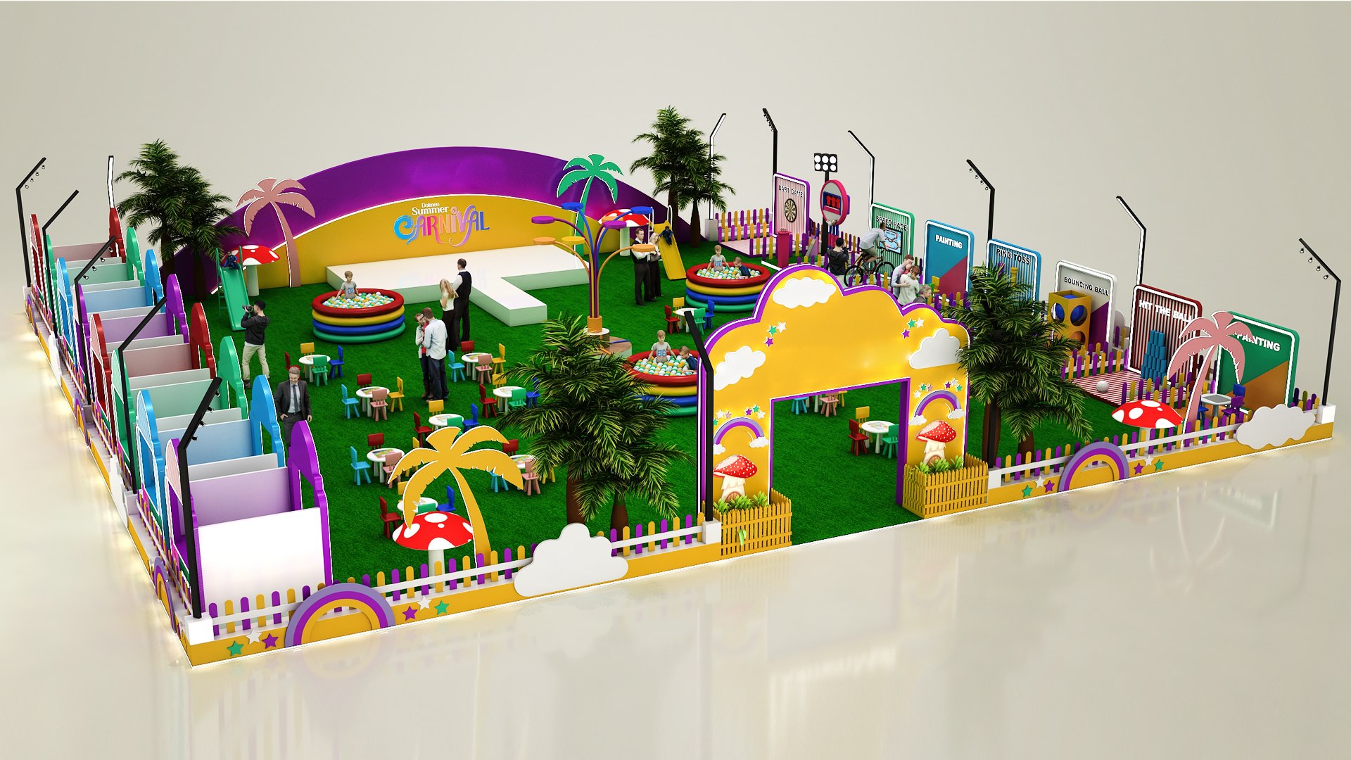 Amusement Theme Park 3D Model 3D Model - TurboSquid 2273817