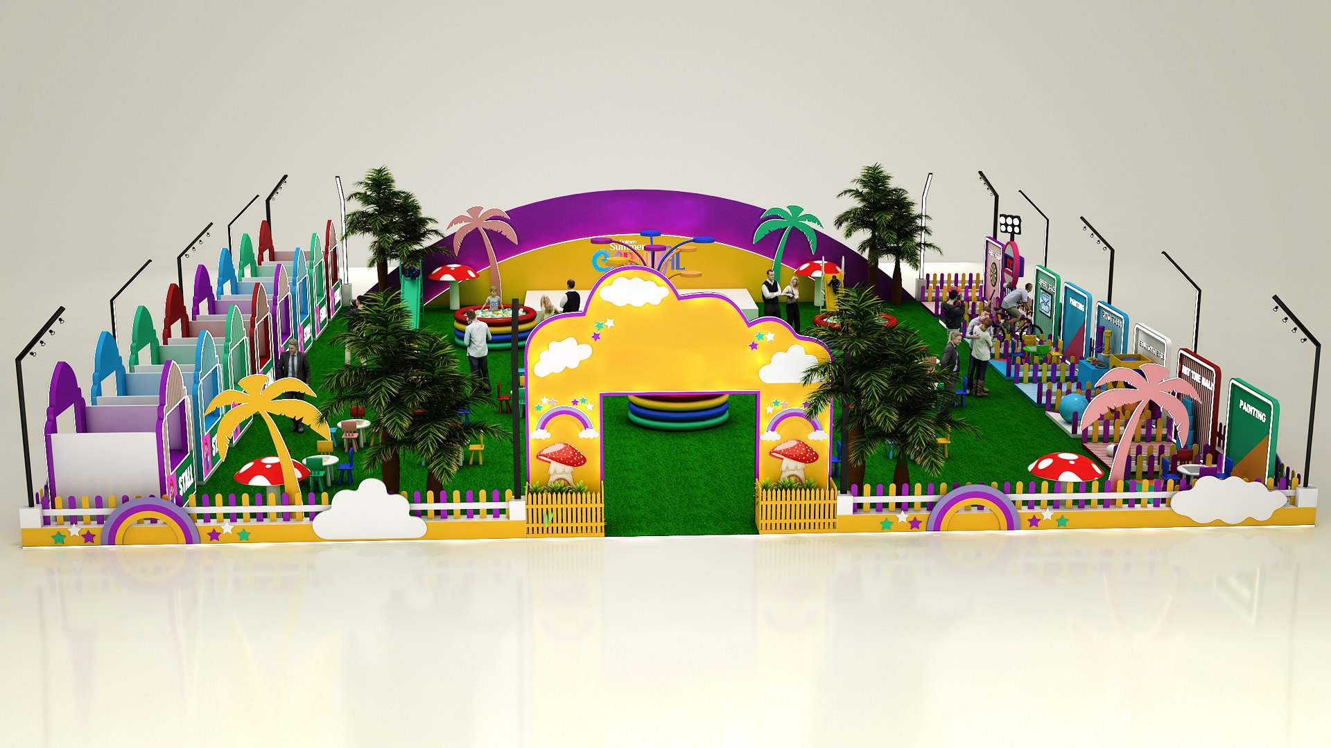 Amusement Theme Park 3D Model 3D Model - TurboSquid 2273817