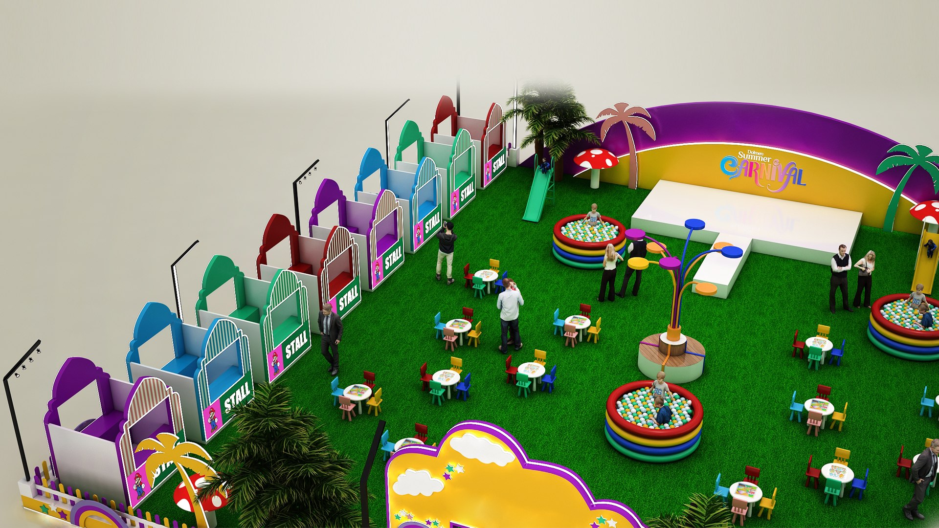Amusement Theme Park 3D Model 3D Model - TurboSquid 2273817