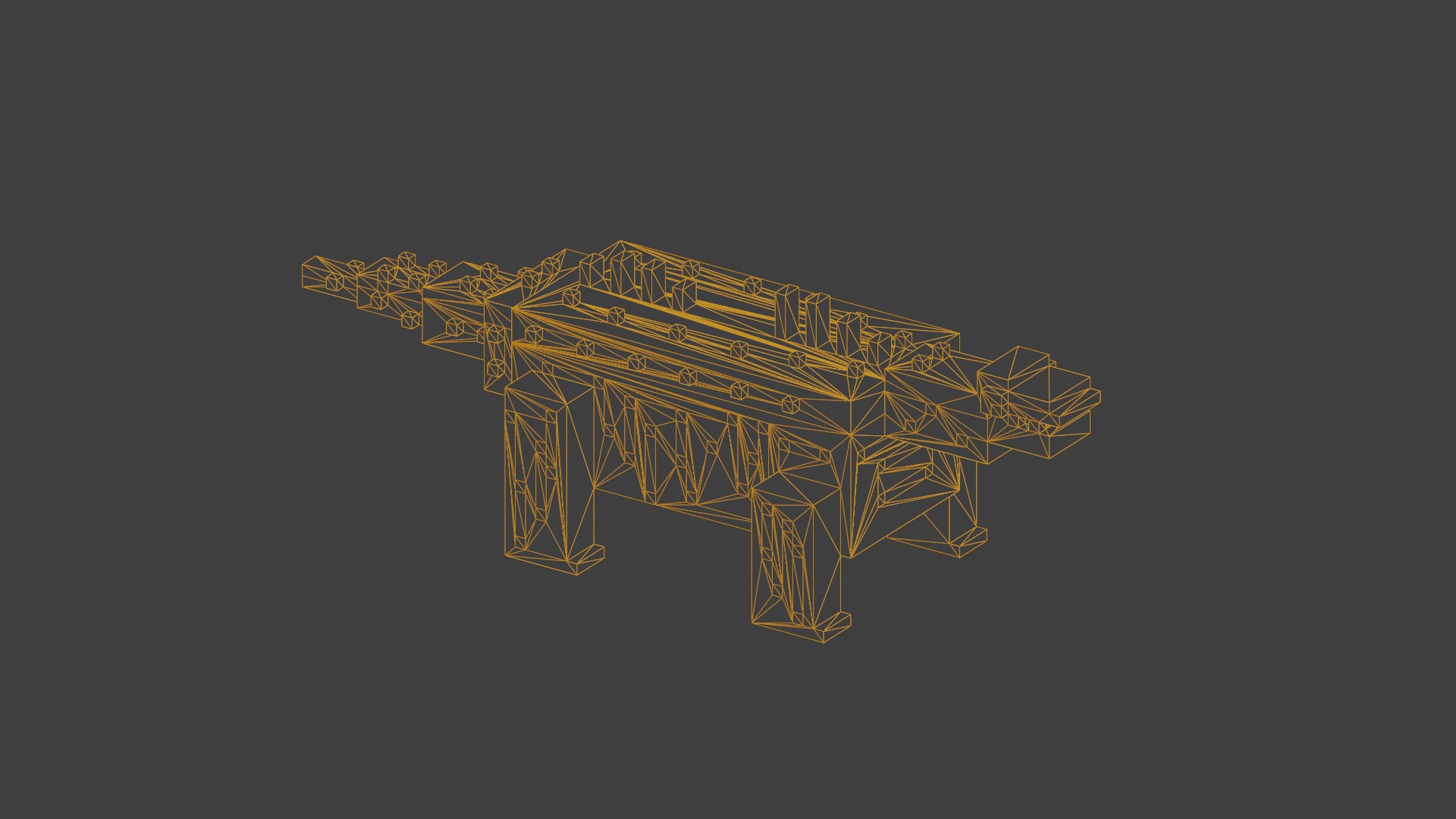 3D Cartoon Voxel Art Dinosaur - TurboSquid 1876164