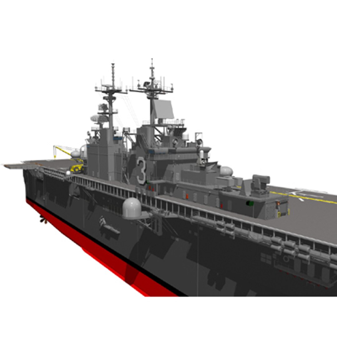 3d Model Lhd 3 Ship