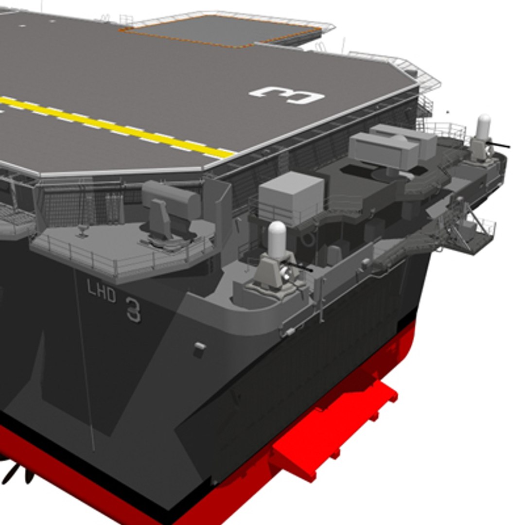 3d Model Lhd 3 Ship