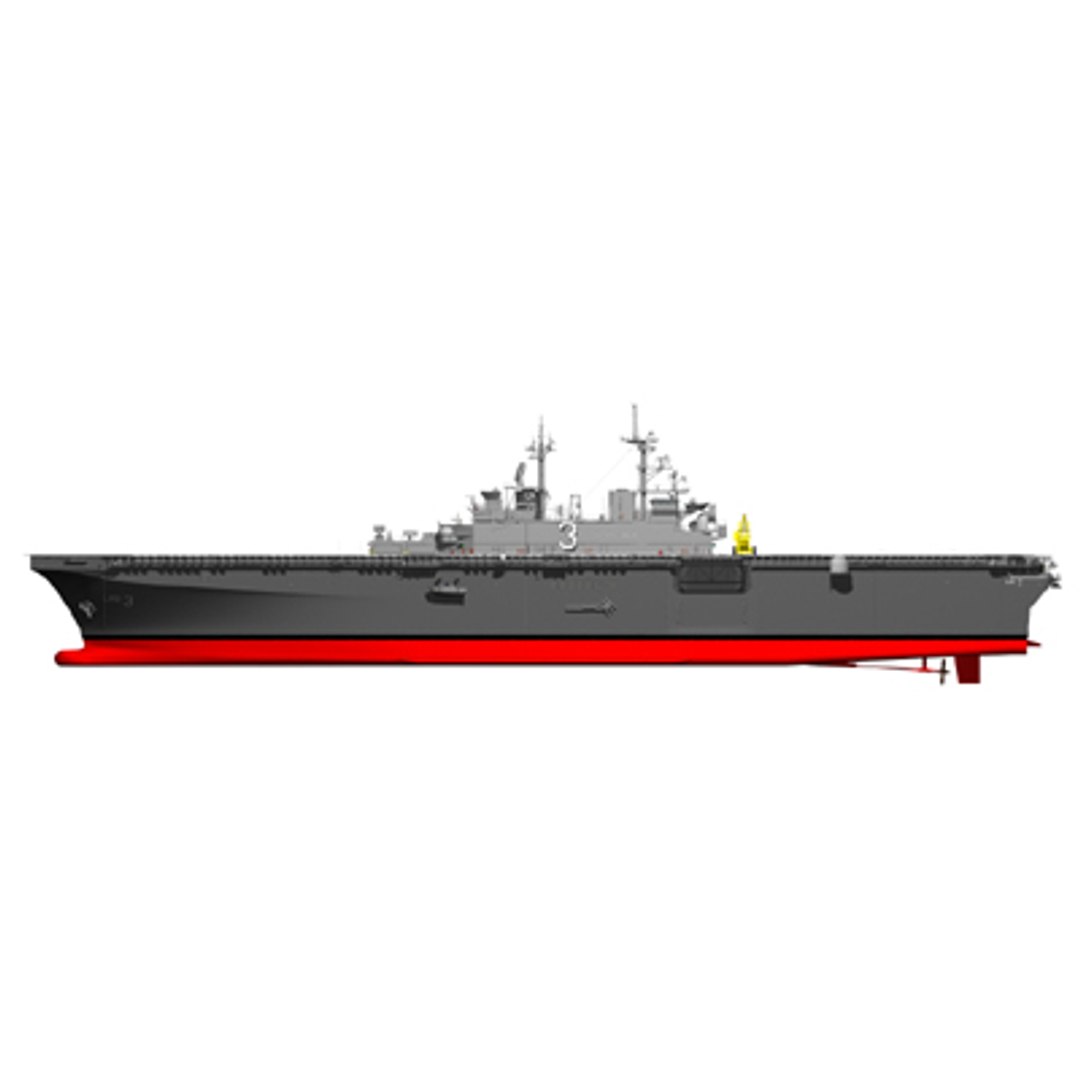 3d Model Lhd 3 Ship