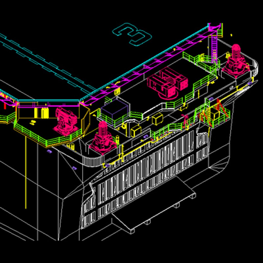 3d Model Lhd 3 Ship