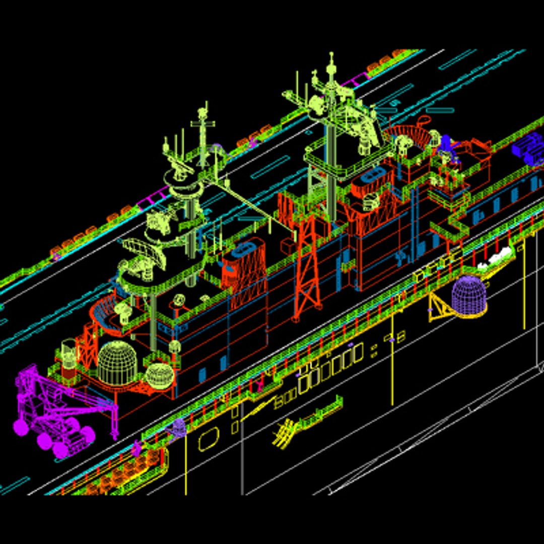 3d Model Lhd 3 Ship