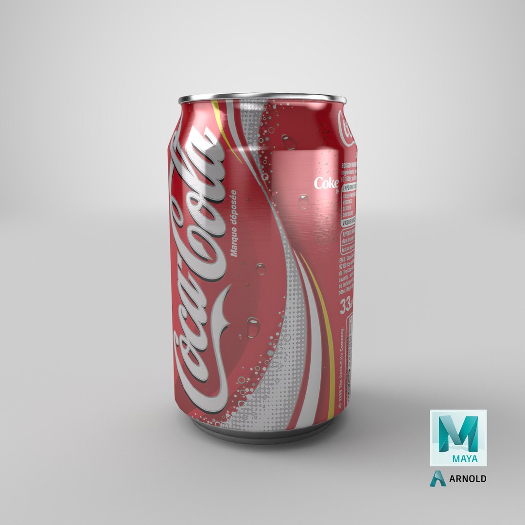 Beverage Can 330 Ml Coca Cola 3D Model - TurboSquid 1958998