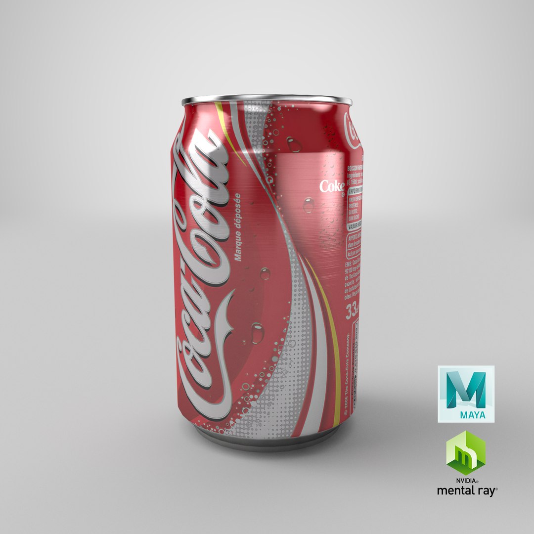 Beverage Can 330 Ml Coca Cola 3D Model - TurboSquid 1958998