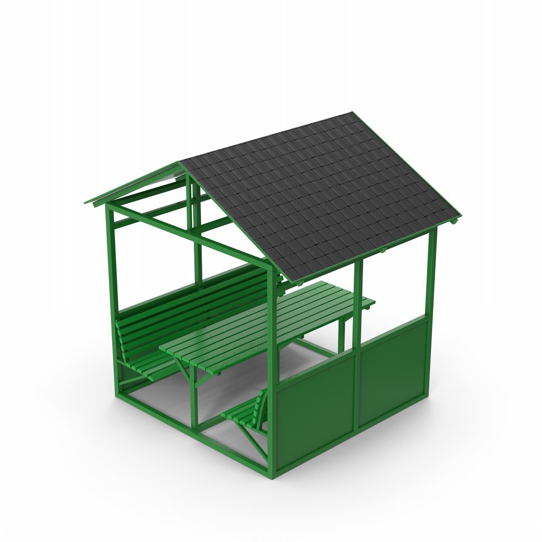Garden Gazebo 3D model - TurboSquid 2150260