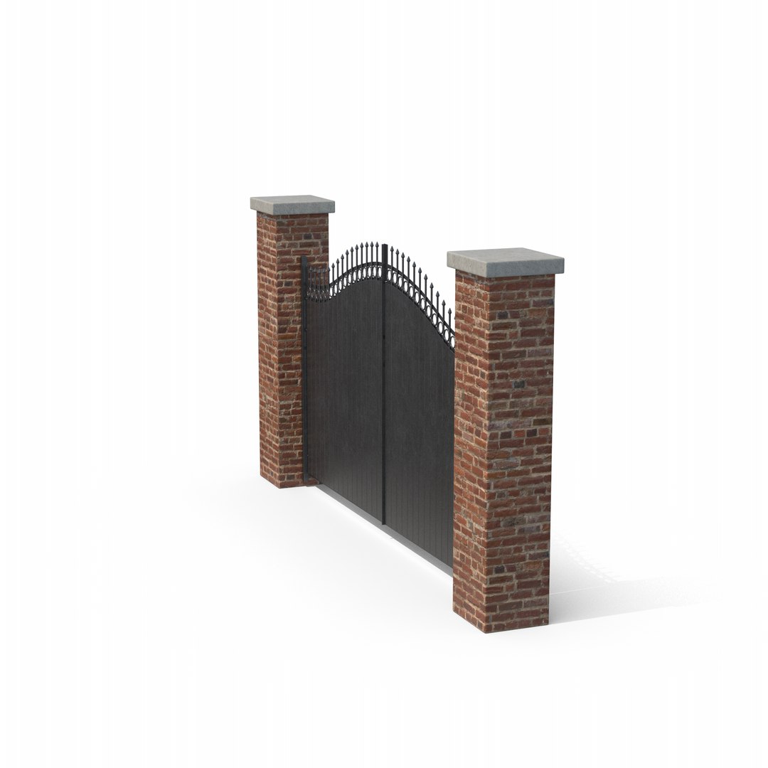 Metal Gates 3D Model - TurboSquid 2240980