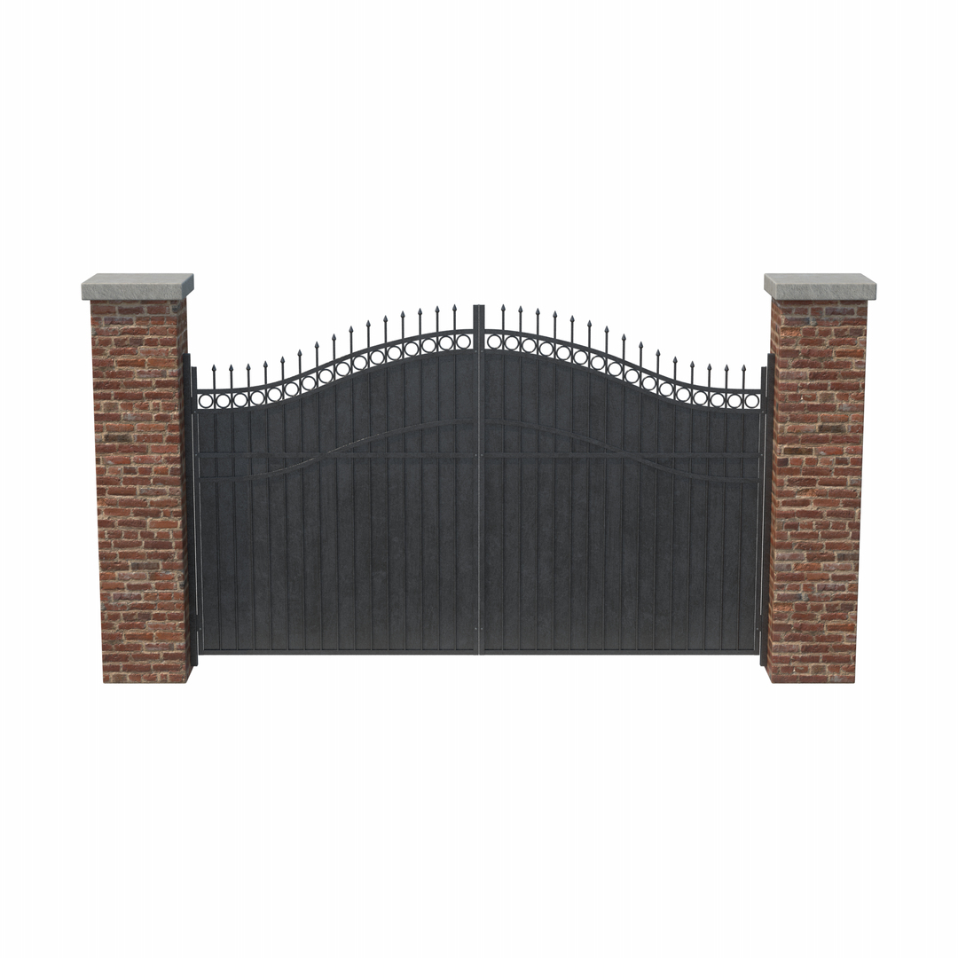 Metal Gates 3D Model - TurboSquid 2240980