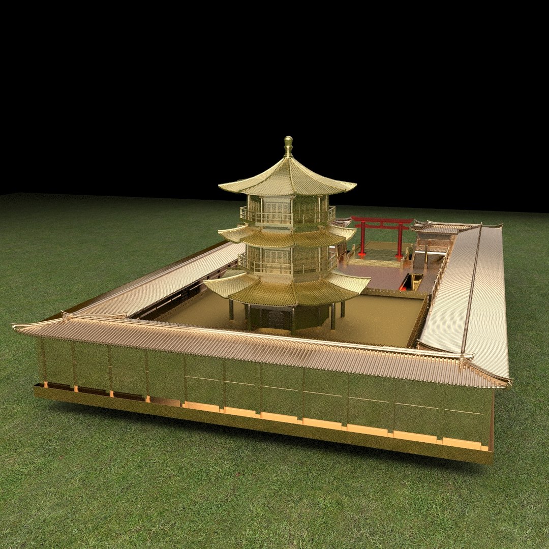 3D Chinese Ancient Tower - TurboSquid 2184825